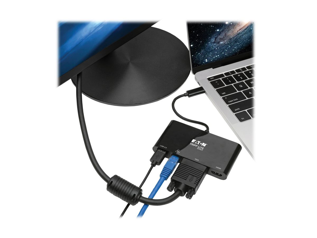 Eaton Tripp Lite Series USB 3.1 Gen 1 USB-C Adapter Converter ...