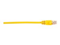 Black Box patch cable - 1 ft - yellow