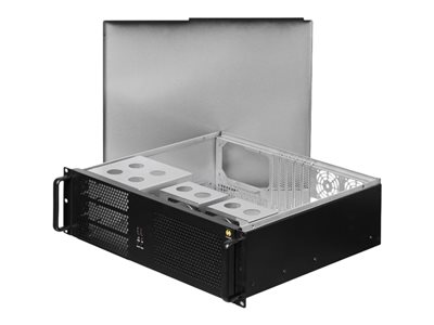 Netrack Server Case - Rack-mountable 3U - ATX - black - USB (NP5108 ...