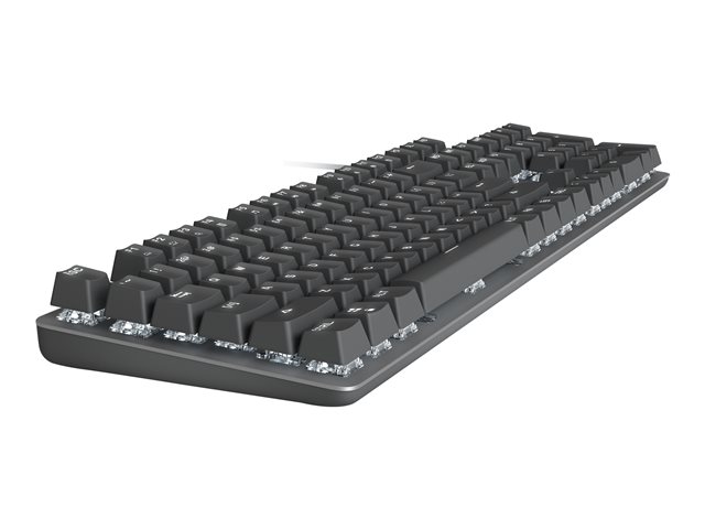 Logitech K845ch Mechanical Illuminated Corded Aluminum Keyboard Cherry ...