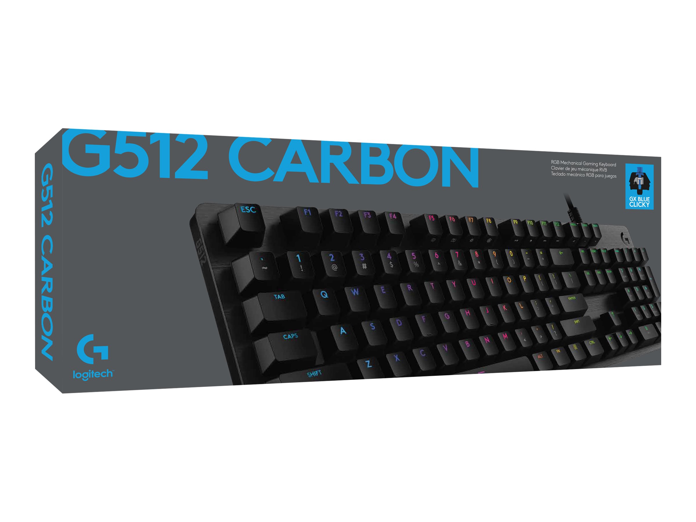 Logitech Gaming G512, keyboard, QWERTY, English, carbon Input Device ...