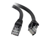 C2G 1ft Cat5e Ethernet Cable - Snagless Unshielded (UTP) - Black - patch cable - 1 ft - black