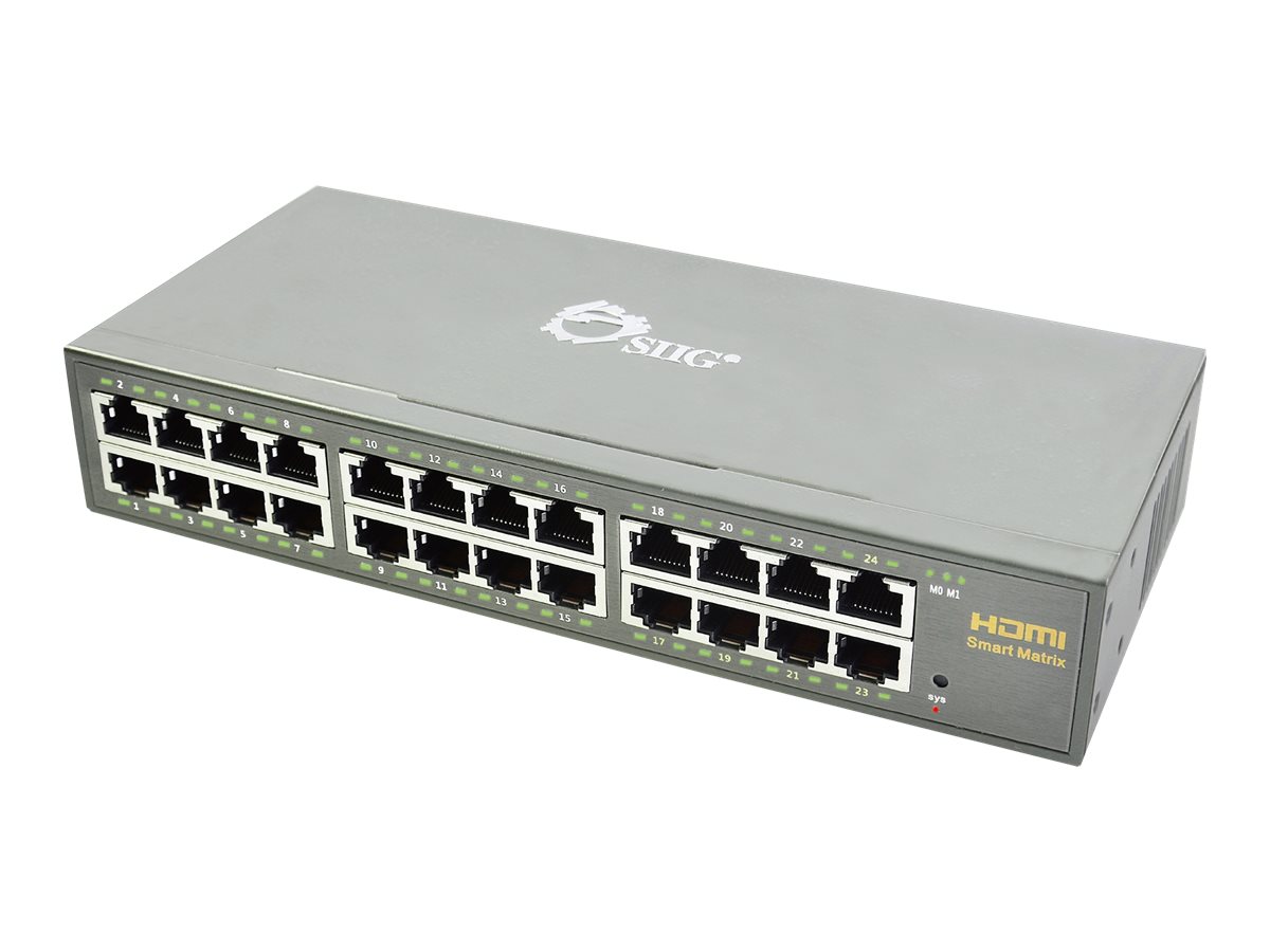 SIIG 24-Port AV Over IP Smart Matrix Switcher | www.shidirect.com