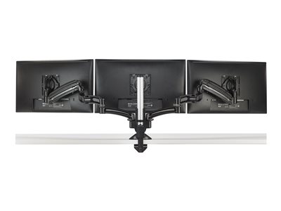 Chief Low-Profile Triple Display Desk Mount - For Displays 10-32" - Black