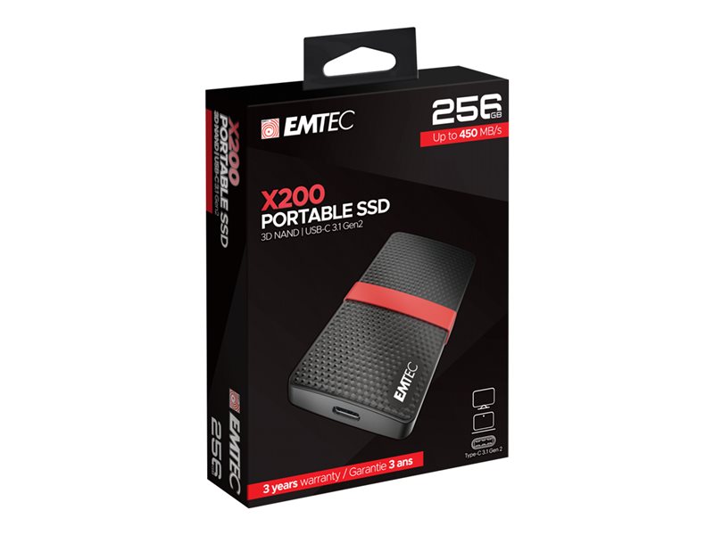 EMTEC SSD Power Plus X200 - SSD - 512 Go - USB 3.1 Gen 1 (ECSSD512GX200)