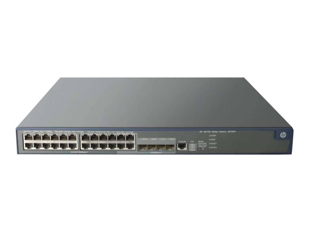 HPE 5120-24G-PoE+ EI Switch with 2 Interface Slots | SHI