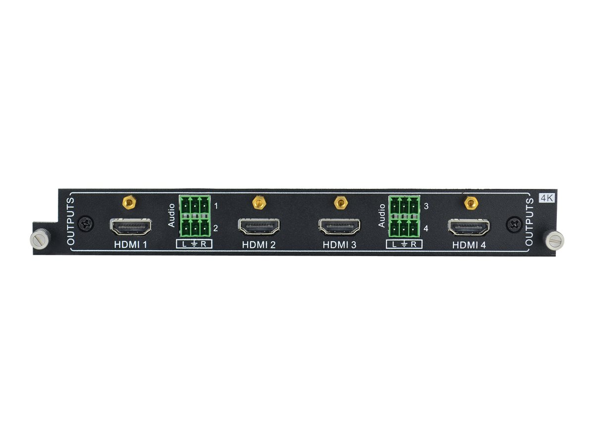 Black Box Modular Video Matrix Switcher Output Card 4K | Overview, Specs, Details | SHI