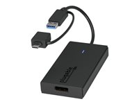 Plugable USB 3.0 USB C to DisplayPort Adapter, Universal Video Graphics ...