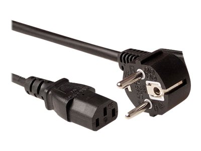 ACT - Strømkabel - power IEC 60320 C13 til power CEE 7/7 (hann) - AC ...