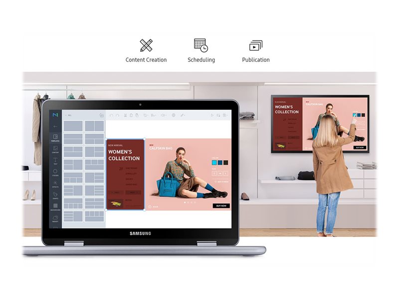 Samsung QM55B-T QMB Series - 55" écran LCD rétro-éclairé par LED - 4K ...