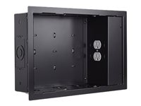 Chief Proximity In-Wall Storage Box with 2 Receptable Filter & Surge ...