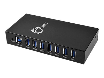SIIG 7-Port Industrial USB 3.0 Hub with 15KV ESD Protection | SHI