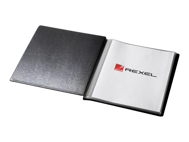 Rexel - display book - for A4 - black - 12710BK - Currys Business