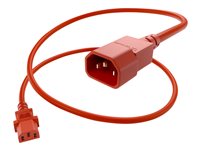UNC Group - power cable - IEC 60320 C13 to IEC 60320 C14 - 3 ft