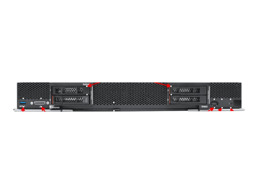 Lenovo ThinkSystem SN850 - blade - Xeon Platinum 8256 3.8 GHz - 384 GB ...