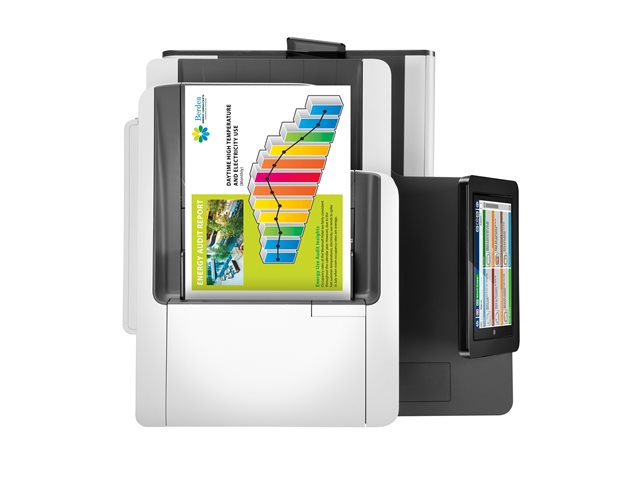 HP PageWide Enterprise Color Flow MFP 586z - multifunction printer ...