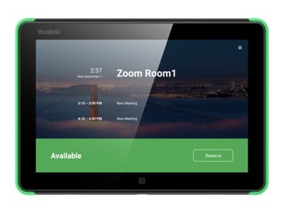 Yealink RoomPanel - All-in-one meeting room scheduling panel | Overview ...