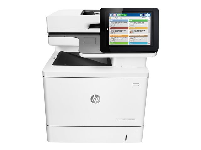 HP LaserJet Managed MFP M577dnm - multifunction printer - colour ...