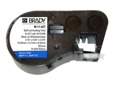 Brady B-427 - translucent labels - 360 label(s) - 0.5 in x 0.75 in