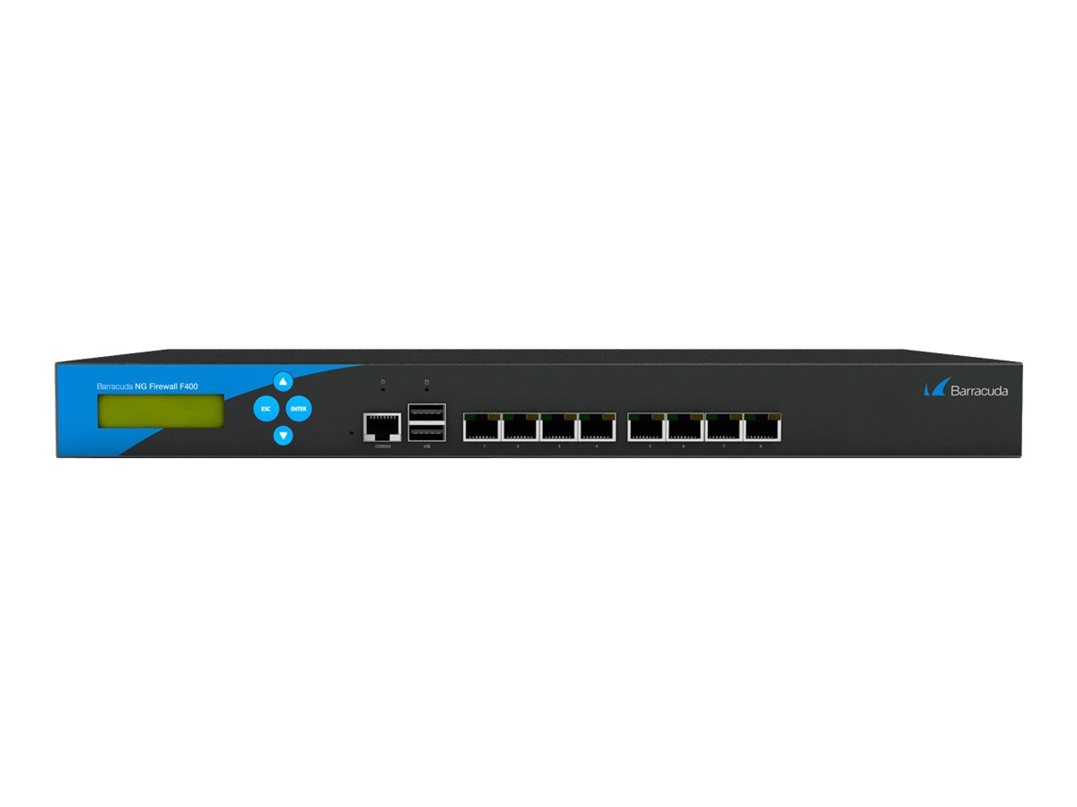 Barracuda CloudGen Firewall F-Series F400 | Overview, Specs, Details | SHI