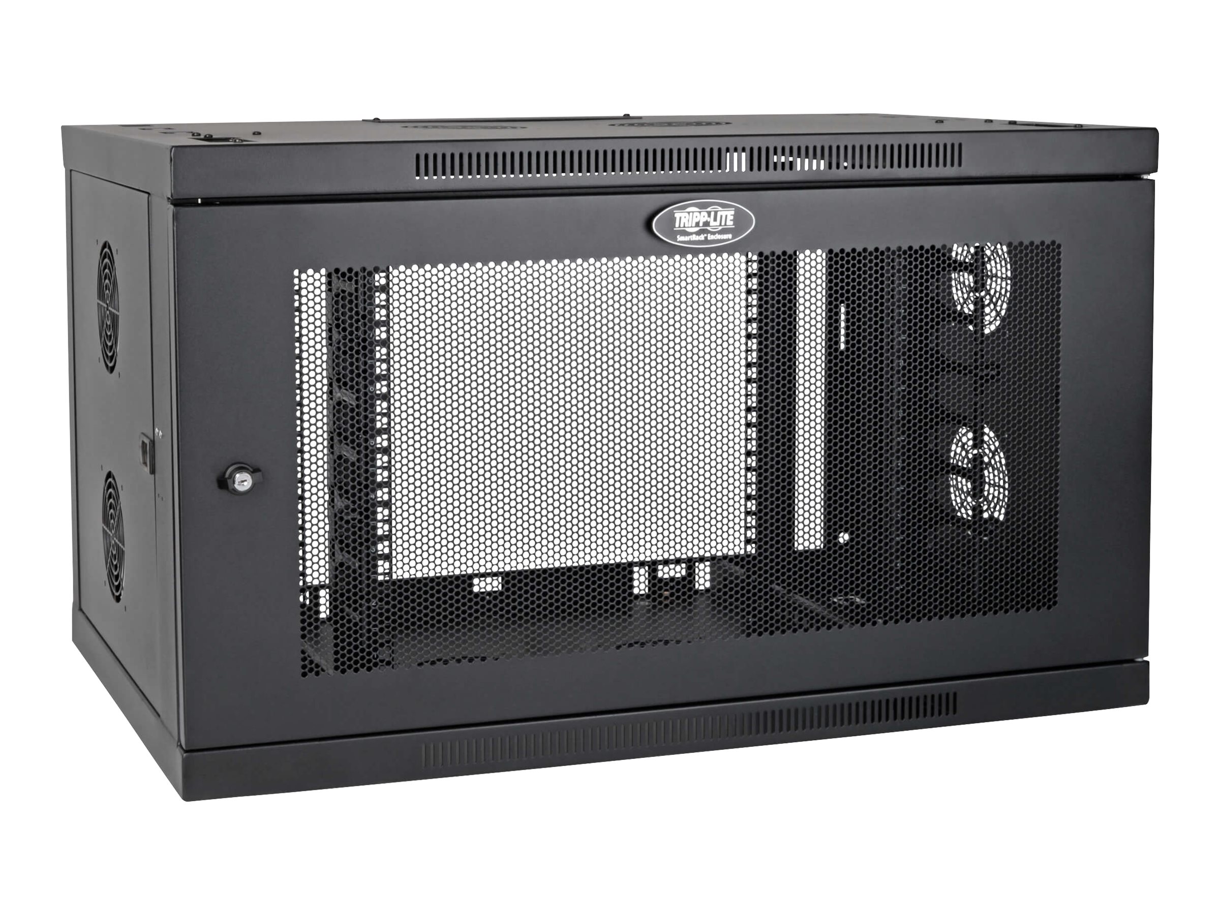 Tripp Lite 9U Wallmount Rack Enclosure Server Cabinet Wide Cable ...