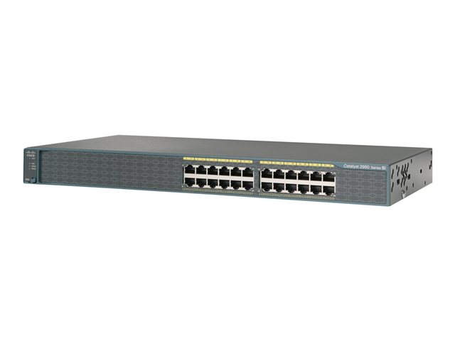 Cisco Catalyst 2960-24-S - switch - 24 ports - Managed - rack-mountable ...