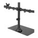 VIVO STAND-V002FG - stand - articulating dual arms - for 2 LCD displays