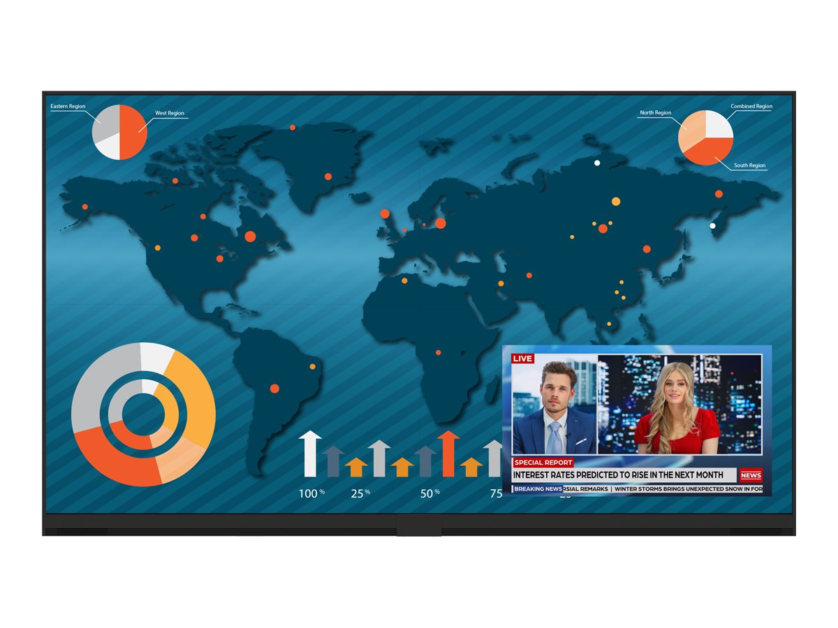 Planar URL136-T - 136" Diagonal Class UltraRes L Series LED-backlit LCD display | Overview ...