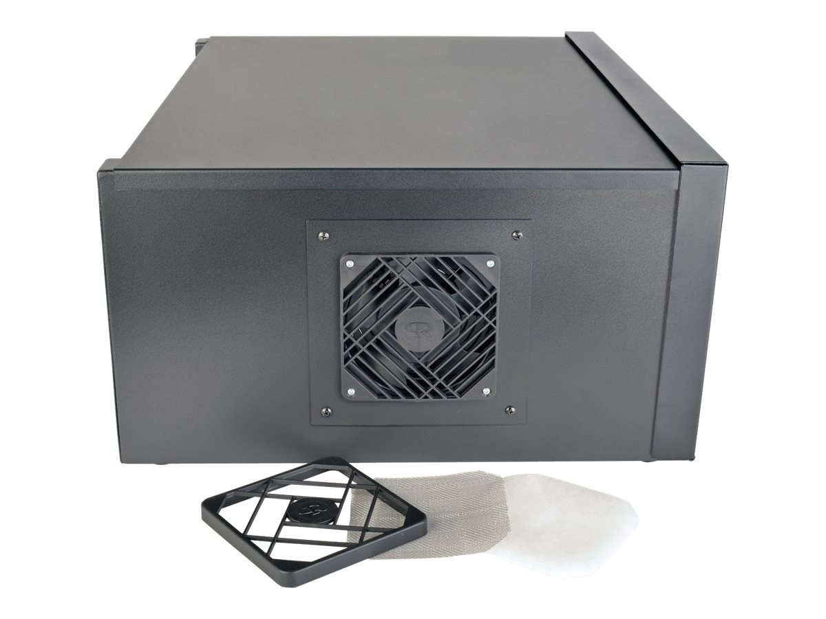 Tripp Lite 5U Security DVR Lockbox Rack Enclosure 60lb Capacity Black | SHI