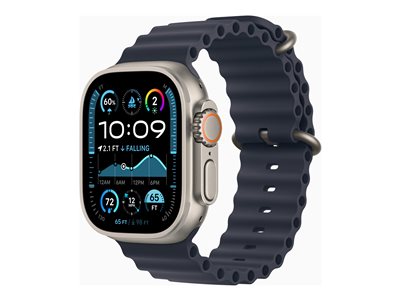 Apple Watch Ultra 2 - 49 mm - natural titanium - smart watch with Ocean ...
