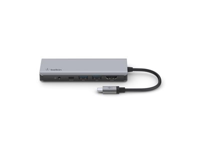Belkin 7-Port USB-C Hub - USB-C to 2xUSB-A, 1xUSB-C, 1xHDMI, 1xEthernet ...