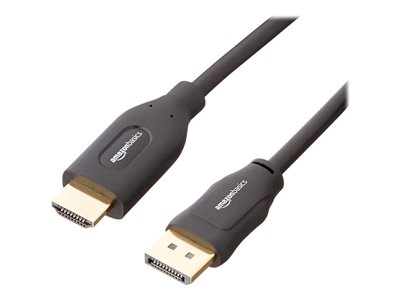 AmazonBasics adapter cable - DisplayPort / HDMI - 3 ft