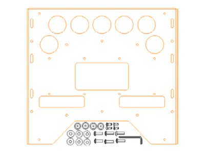Chief P-Series Interface Brackets - For Flat Panel Display Mounts - Black