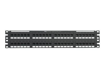 Panduit NetKey Punchdown Style Patch Panel - patch panel - 2U - 19"