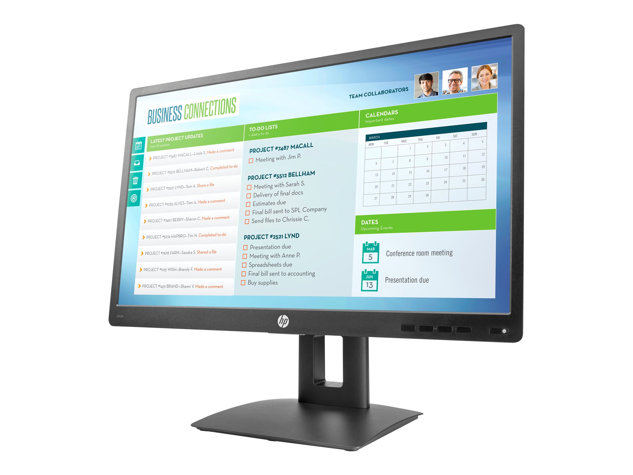 HP vh24 - LED monitor | Overview, Specs, Details | SHI