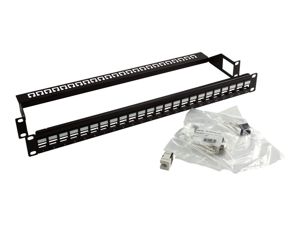 Dynamix PP-C6AUTP-24, patch panel, 1U - Paradigm PCs