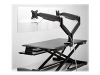 Kensington SmartFit One-Touch Height Adjustable Dual Monitor Arm ...