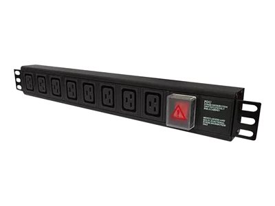 Videk Rack Mount PDU 8 x C19 Socket to 16A Commando Horizontal Mount ...