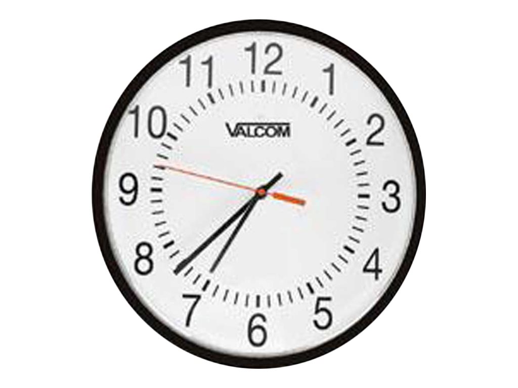 Valcom VIP-A16A - clock - quartz - wall mountable - 16.81 in - VIP-A16A ...