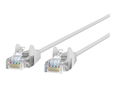 Belkin Cat6 12ft Slim White Ethernet UTP Patch Cable, Snagless, Molded ...