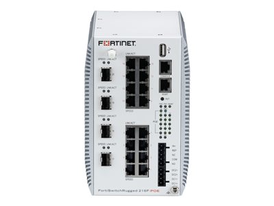 Fortinet FortiSwitch Rugged 216F-POE - switch - 20 ports - managed ...