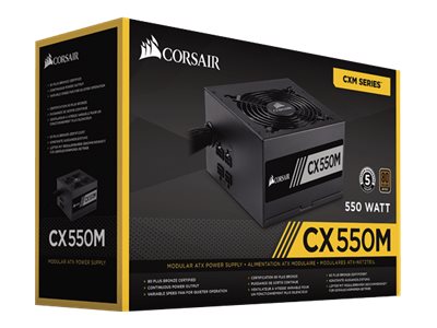 Corsair CX-M Series CX550M - 2015 Edition - strømforsyning (intern ...
