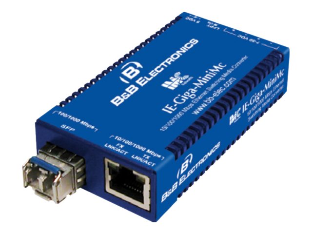 B&B IE-Giga-MiniMc - Fiber media converter | www.shi.com