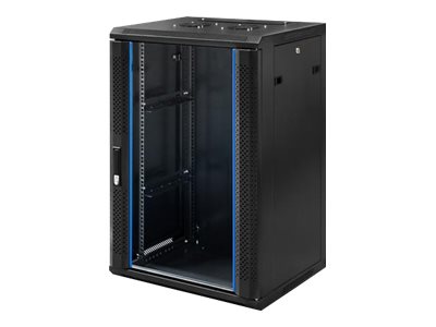 LinkIT - Rack skap - veggmonterbar - svart - 18U (VS-6618-19 for ...