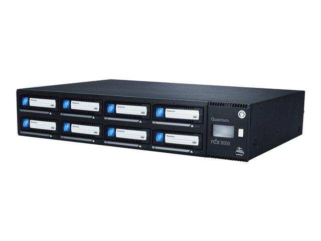 Quantum RDX 8000 - RDX library - Gigabit Ethernet - rack-mountable ...