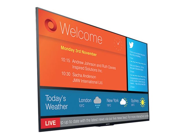 Sony Bravia Professional Displays FW-75XE9001 BRAVIA Professional ...