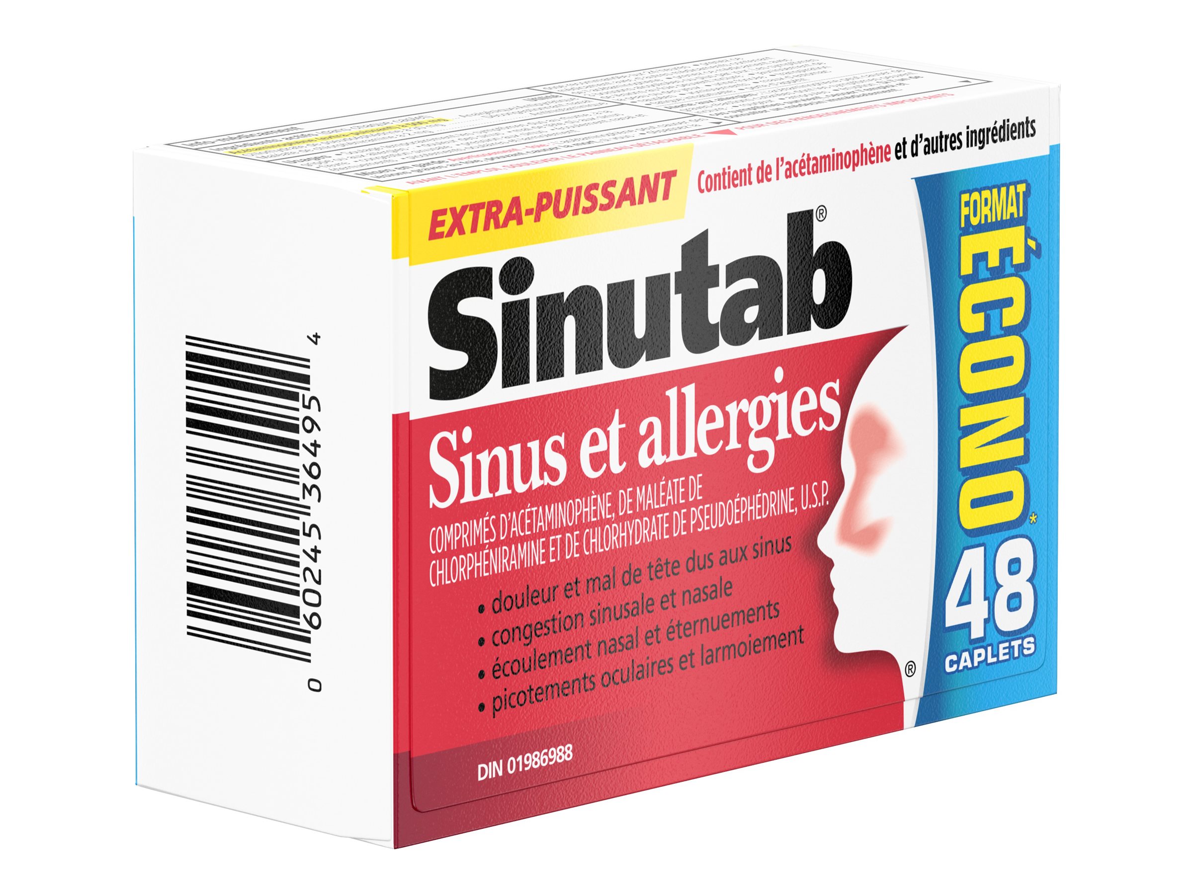 Sinutab Extra Strength Day Night Caplets 18 Day Caplets, 55% OFF