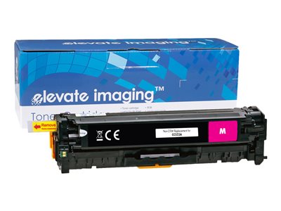 Elevate Imaging Remanufactured for HP CC533A Magenta Cartridge TAA ...