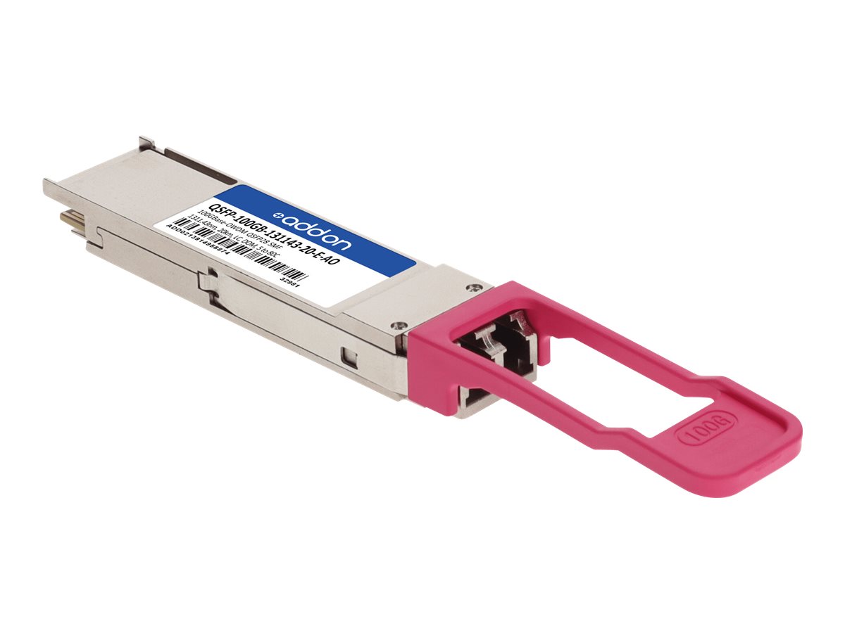 AddOn - QSFP28 transceiver module | Overview, Specs, Details | SHI