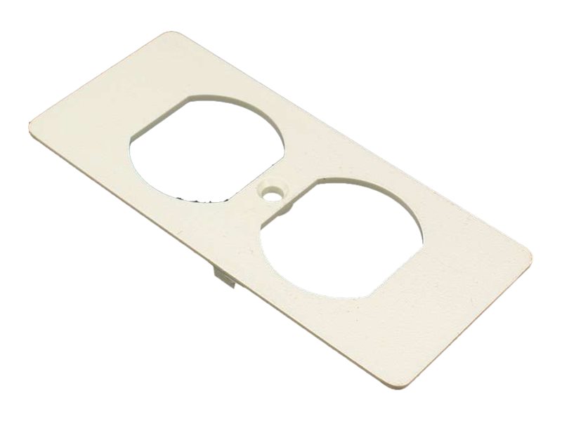 Wiremold 5500 Duplex Receptacle Faceplate Fitting for Wiremold 4000 ...